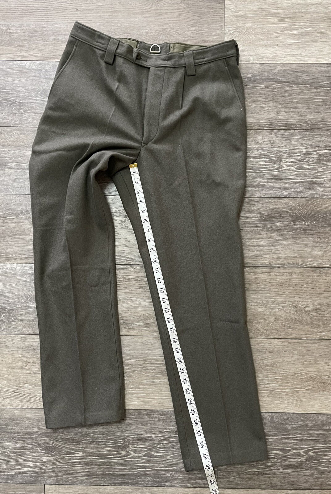 Vintage 60s? NWT Dederonhaltig NVA West German Grey Wool Trouser Pants ...