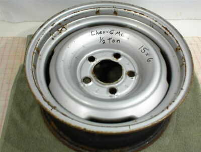 GM STEEL RIM WHEEL 15 X 6 5on5 K27 1970s 1980s 1990s CHEVROLET GMC ...