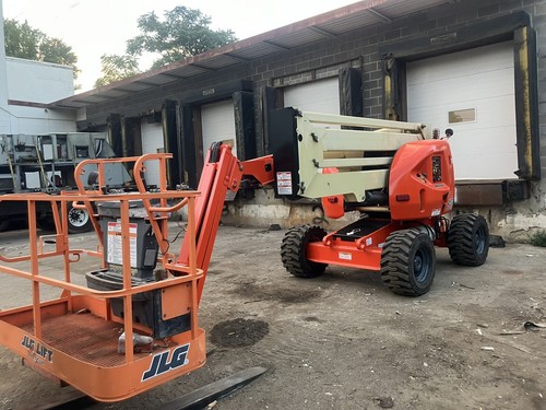 2004 JLG 450AJ 45' 4WD Articulating Boom Lift Aerial Dual Fuel 1936 ...