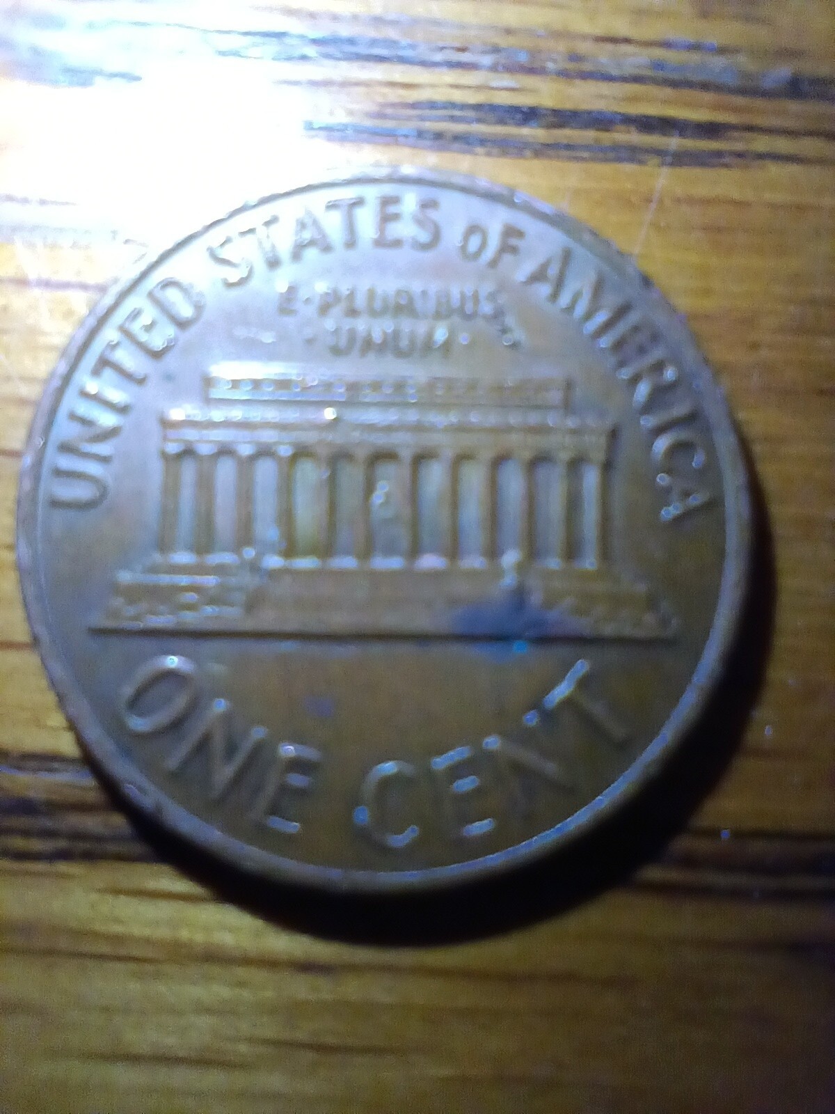ERROR 1972 Lincoln Memorial Penny NO MINT MARK Obverse Double Die Type ...