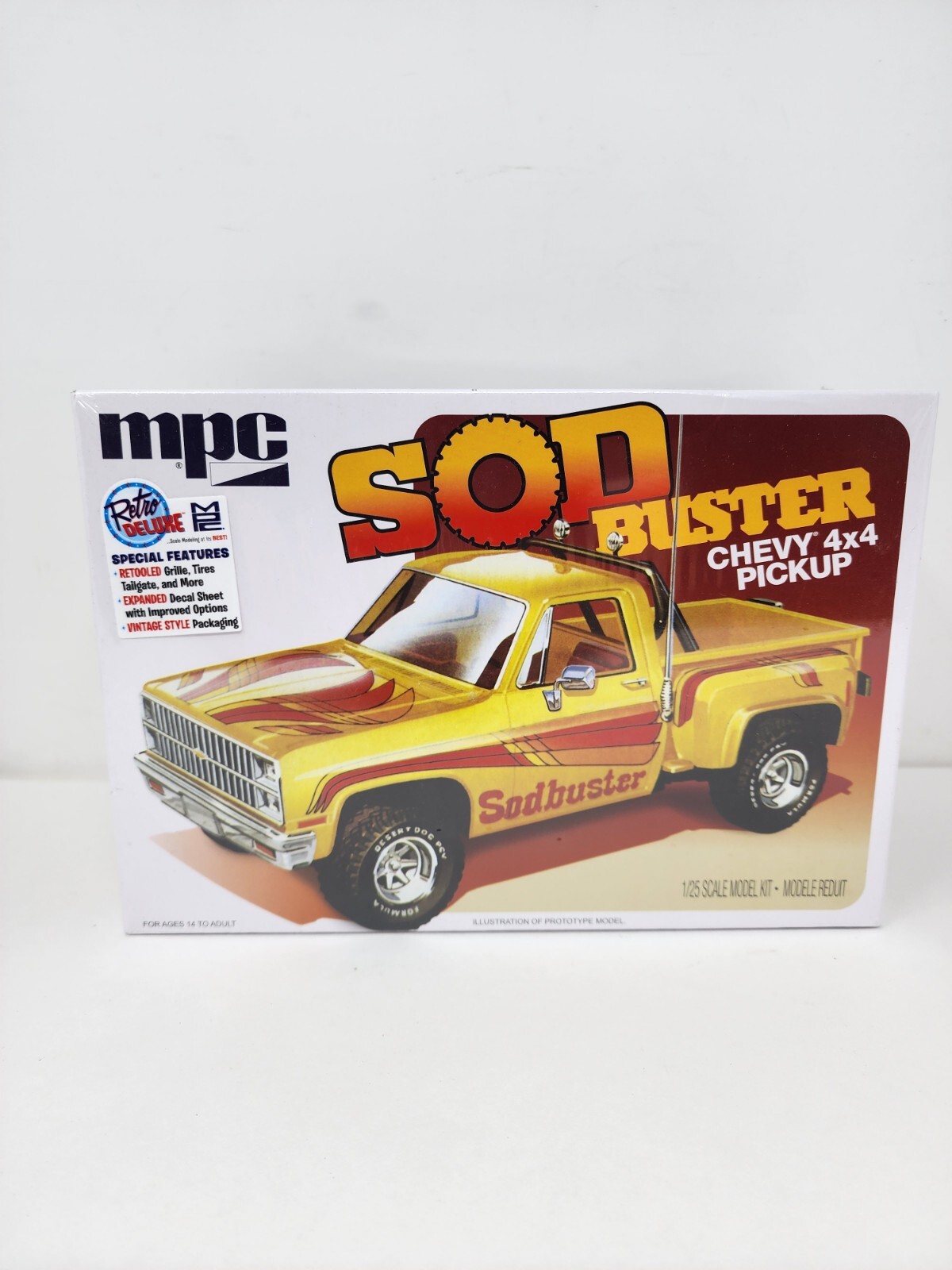 MPC Sod Buster Chevy Chevrolet 4 x 4 Pickup Retro Deluxe 1:25 Scale New ...