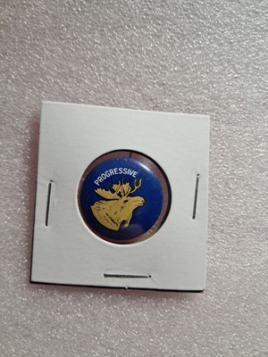 Antique Political Pinback Button Theodore Roosevelt Progressive Bull ...