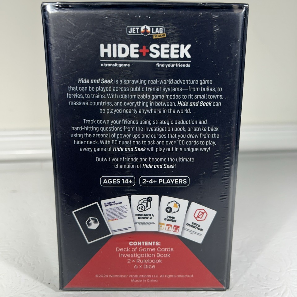 Jet Lag: The Game Hide and Seek Transit Game Metric Edition BRAND NEW ...