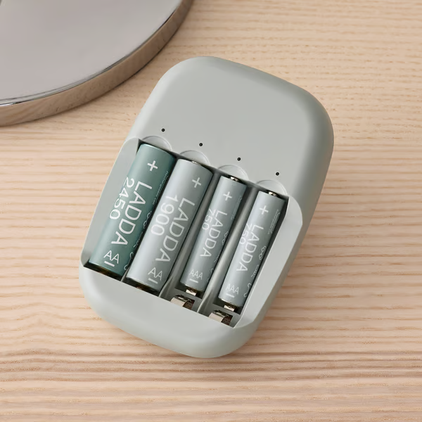 IKEA LADDA Rechargeable Batteries AA AAA Ni-MH Power Pack 4 UK | eBay UK