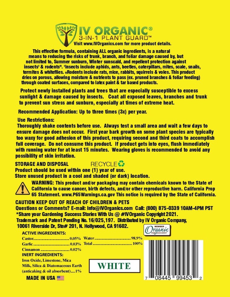 IV Organic 3-in-1 Plant Guard, Ready-To-Use Spray (23 oz) | eBay