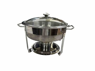 Commercial Chafing Dish 18/10 Stainless Seville Classics - 4 Qt. - 13 ...