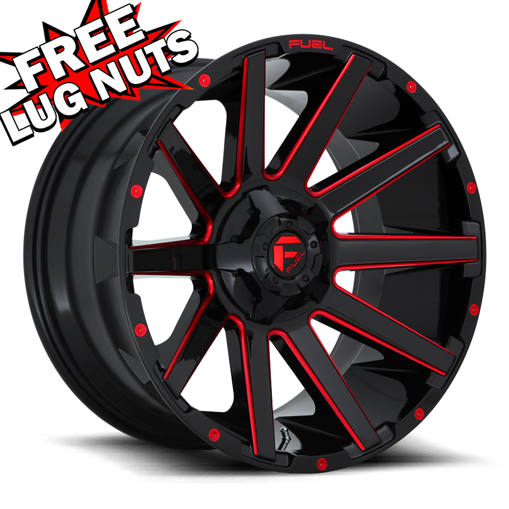 20 inch 20x9 FUEL D643 CONTRA BLACK wheel rim 6x135 +20 | eBay