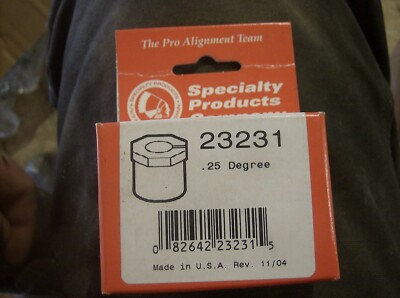 SPECIALTY PRODUCTS CAMBER/CASTER ALIGNMENT BUSHING 23231 .25 DEGREE | eBay