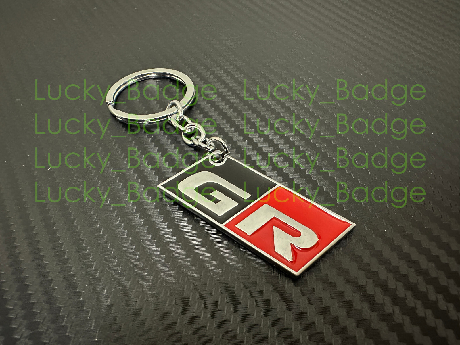 3D design Metal GR GazooRacing Emblem Car Badge Logo Keychain Keyring ...