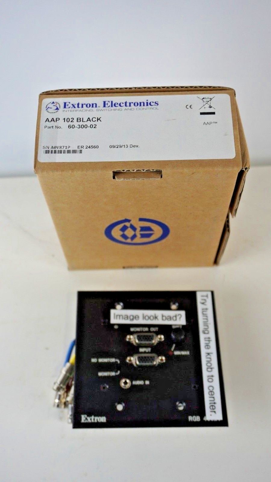 3 Extron Aap 102 Mounting Frame Black for sale online | eBay