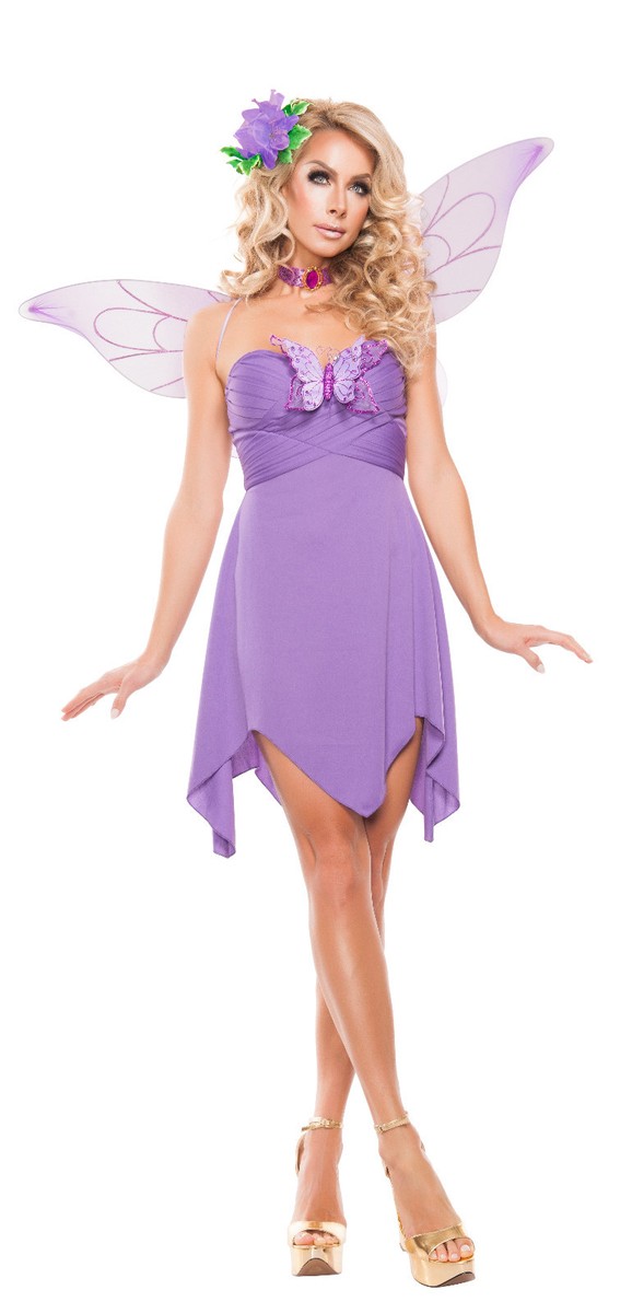 Sexy Purple Fairy Costume