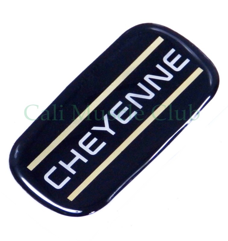 Cheyenne Truck Cab Emblem NEW 1pc Badge Logo Roof Pillar 88-07 ...