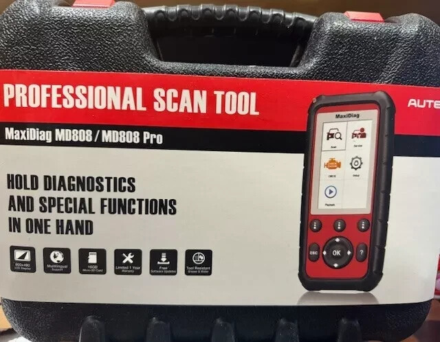 Autel MaxiDiag MD808P MD808 Pro Professional Scan and Diagnostic Tool ...