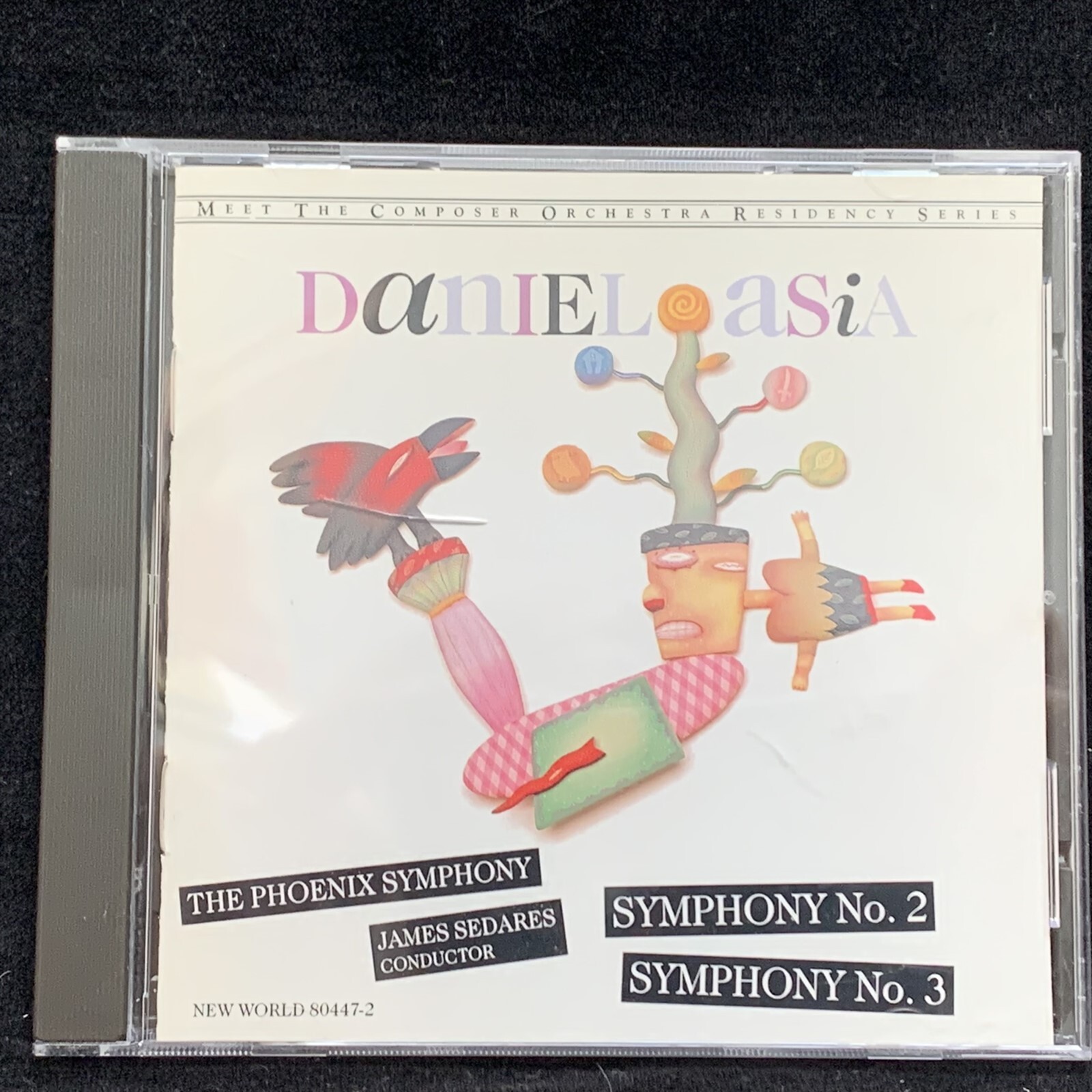 DANIEL ASIA - Symphonies #2 & 3 - James Sedares - NEW WORLD CD 1993 ...