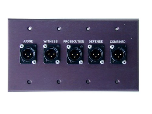 30ft Custom Patch Panel Audio Wall Plate PowerCon, RJ45, Speakon, XLR,1 ...