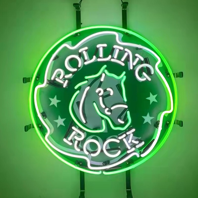 Rolling Rock Beer Neon Sign
