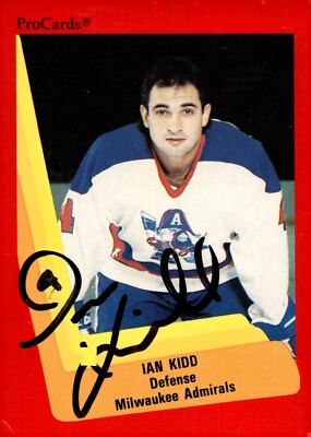 Ian Kidd - Signed 1990-91 ProCards IHL Card #323 | eBay