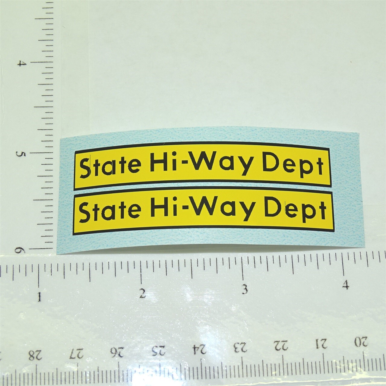 Pair Tonka Custom State Hiway Dept. Sticker Set TK-239 | eBay