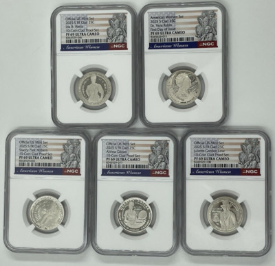 2025 S CLAD PROOF AMERICAN WOMEN PF 69 🔥FIRST RELEASES🔥OFFICIAL MINT ...