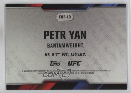 2025 Topps Chrome UFC Fists of Fury Petr Yan #FOF-10 | eBay