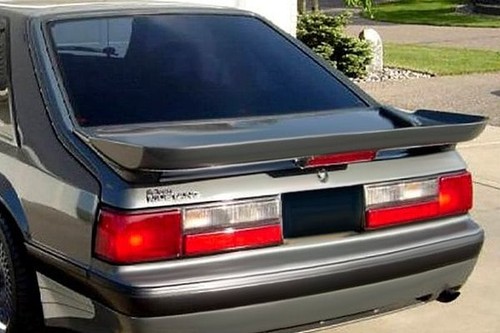 For Ford Mustang 79-93 Factory Saleen Style Fiberglass Rear Spoiler ...