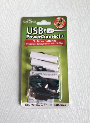 NIB Kurt S. Adler USB PowerConnect+ 3pc AAA Battery Replacement ...