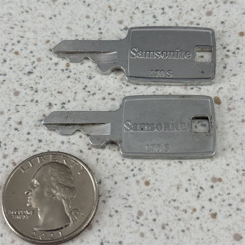 Samsonite Luggage Suitcase Set of 2 170S Keys #50017 | eBay