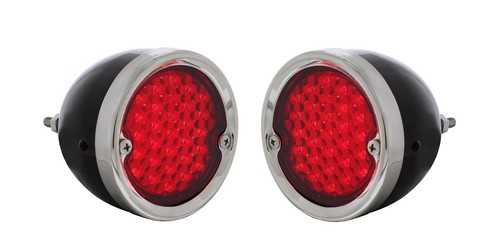 54 55 56 57 58 59 CHEVY GMC TRUCK 3100 APACHE LED BLK TAIL LIGHTS L&R ...