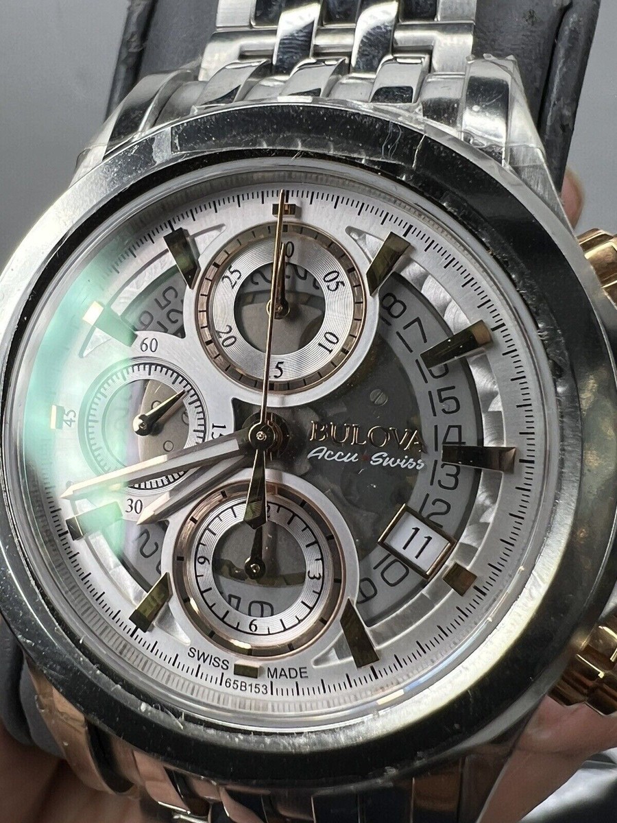 Bulova AccuSwiss 65B153 Kirkwood Mens Swiss Made Automatic Bulova AccuSwiss 65B153 Kirkwood Mens Swiss Made Automatic