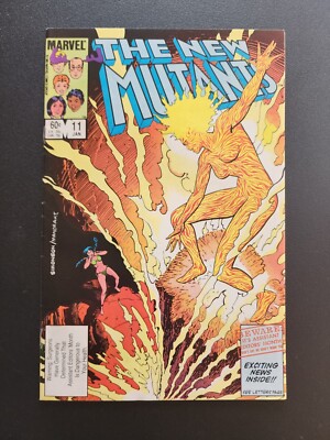Marvel Comics The New Mutants #11 January 1984 Tom Mandrake Cover (b ...