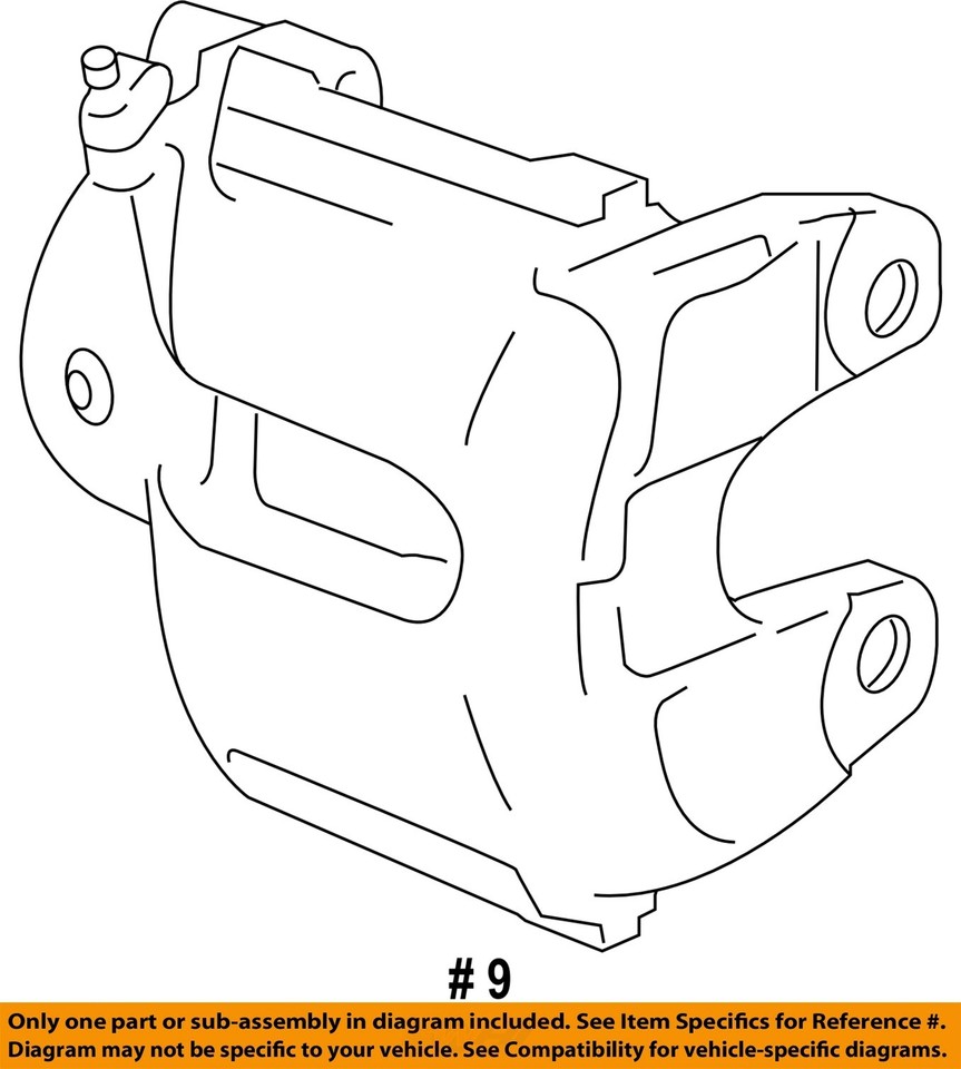 BMW OEM 06-15 325i Rear Suspension Brake Components-Caliper 34216768697 ...