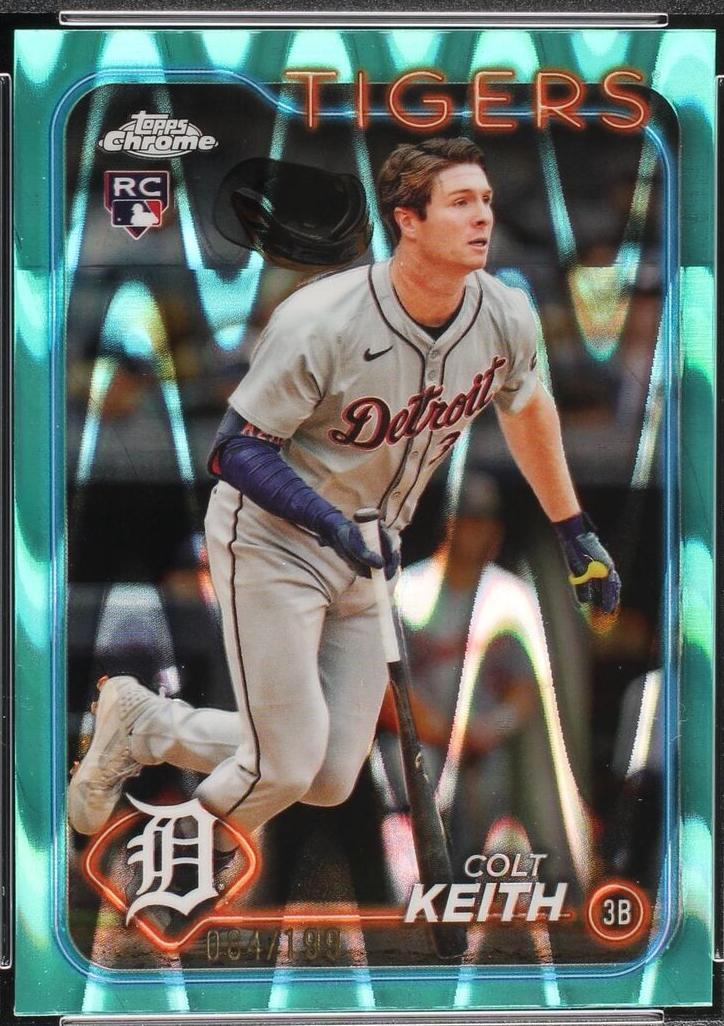 2024 Topps Chrome Update Series - Colt Keith #USC8 Aqua Raywave ...