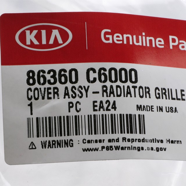 Kia OEM 2016 Sorento Grille-front-top Panel 86360C6000 for sale online ...