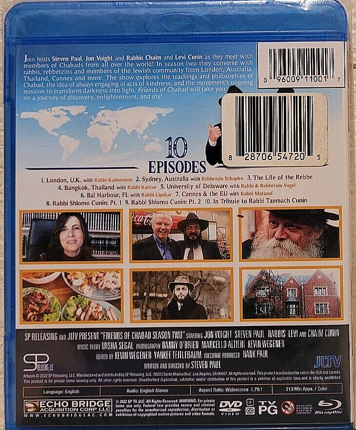 Friends Of Chabad Season 2 Two Jon Voight (Blu-ray + DVD, 2022) New ...