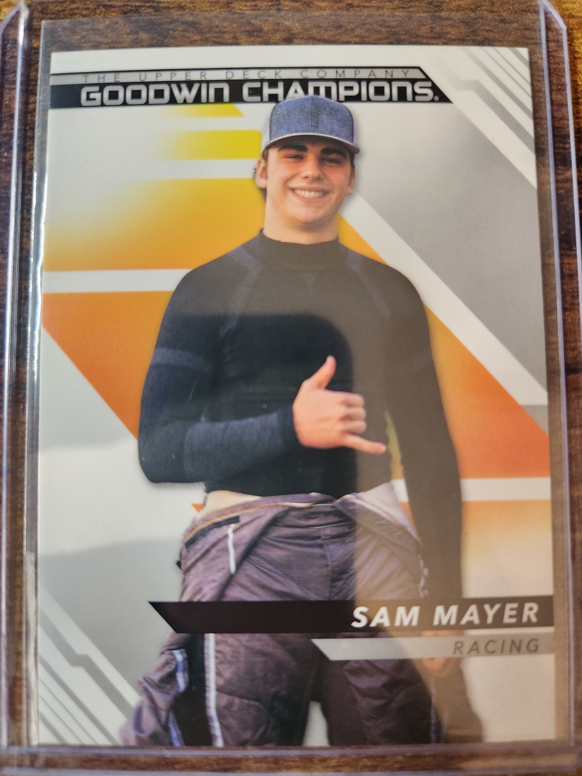 2022 UD Goodwin Champions Sam Mayer #29 NASCAR Driver | eBay