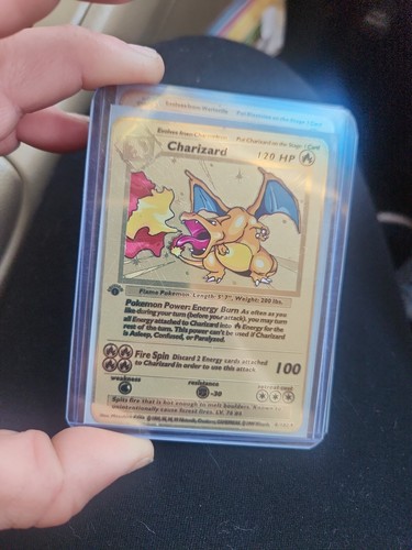 1st edition Pokemon Gold Foil Cards lot of 3 Charizard, Blastoise ...