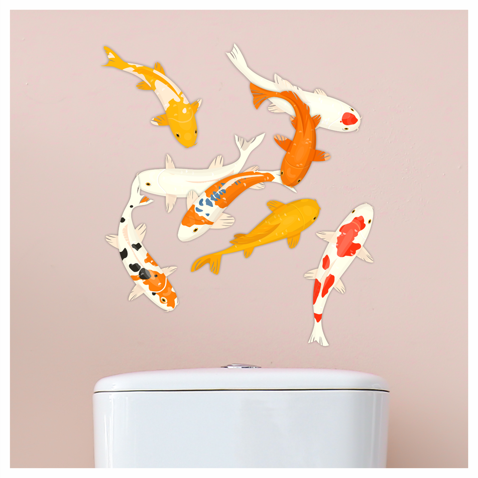 Tropical Fish Vinyl Art Decal Sticker [Multiuse] Tile Laptop Wall ...