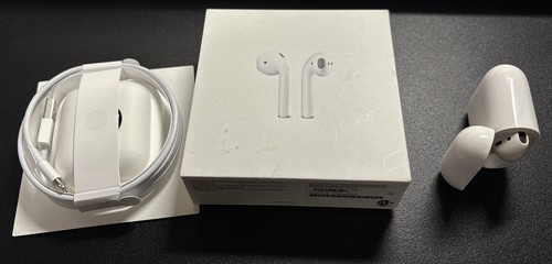 Apple Airpods 2 Single Right AirPod With Box, Charging Case and Cable ...
