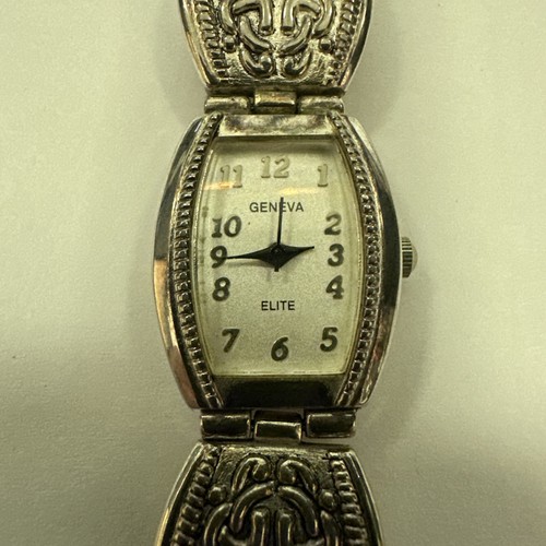 Rare GENEVA Elite #499 Silver Vintage Women's Watch Japan Untested | eBay