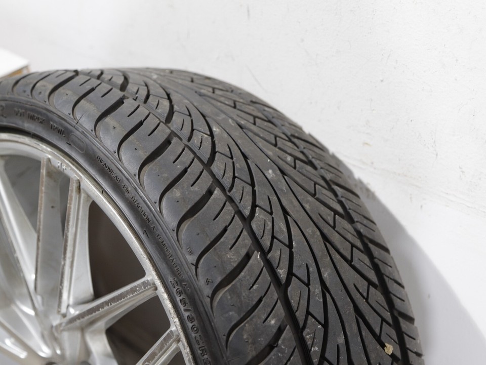 Road Force 22" Wheel RF13 Single Silver Machined Rim 90% Tire 22x9 ET ...