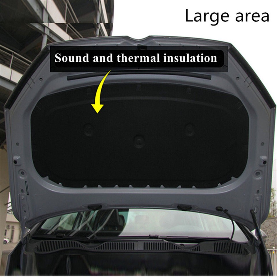 Firewall Sound Deadener Car Engine Hood Heat Shield Insulation ...