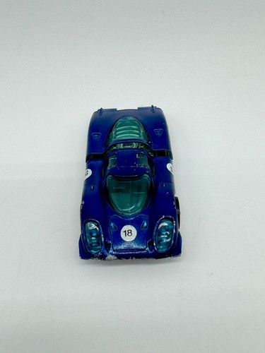 Vintage Hot Wheels Redline Porsche 917 1969 Mattel Blue Hong Kong 60s ...