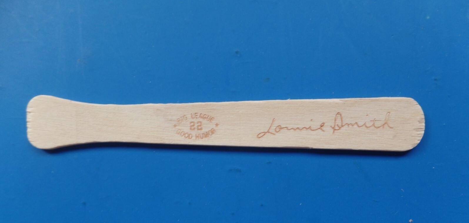 1990 Good Humor Ice Cream Big League Sticks #22 Lonnie Smith FREE ...