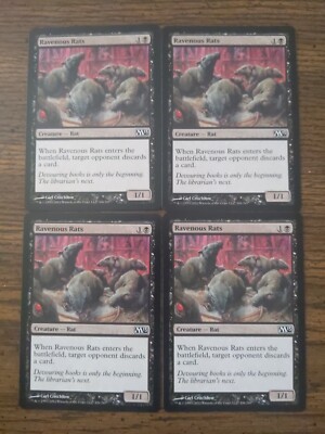 MTG Ravenous Rats x 4 | eBay