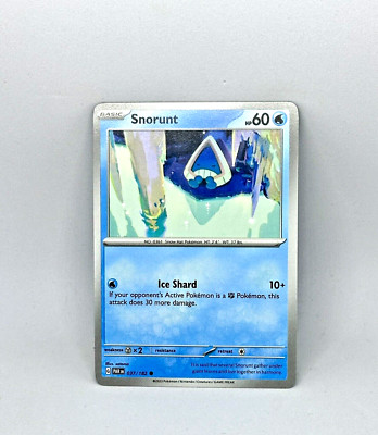 Pokemon TCG Paradox Rift Snorunt 37/182 | eBay
