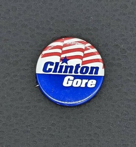 Clinton Gore Political Campaign Pin 1992 Election Democrat | eBay
