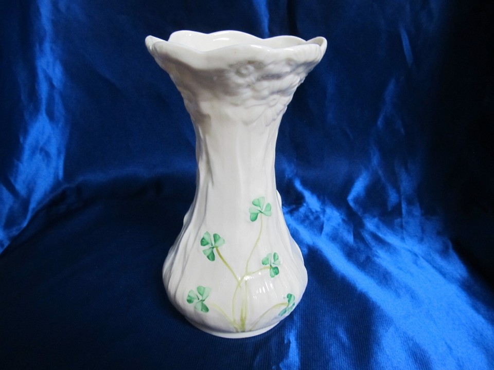 Belleek Shamrock Vase | eBay