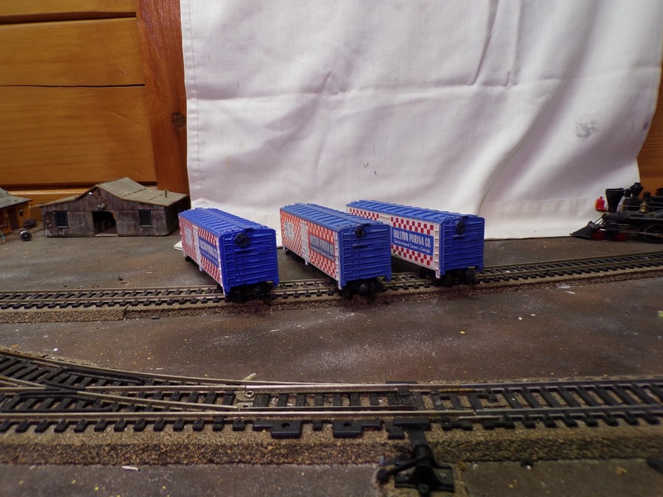 HO Scale Tyco Billboard Reefer 40’ Car Ralston Purina MRS #4554 lot of ...