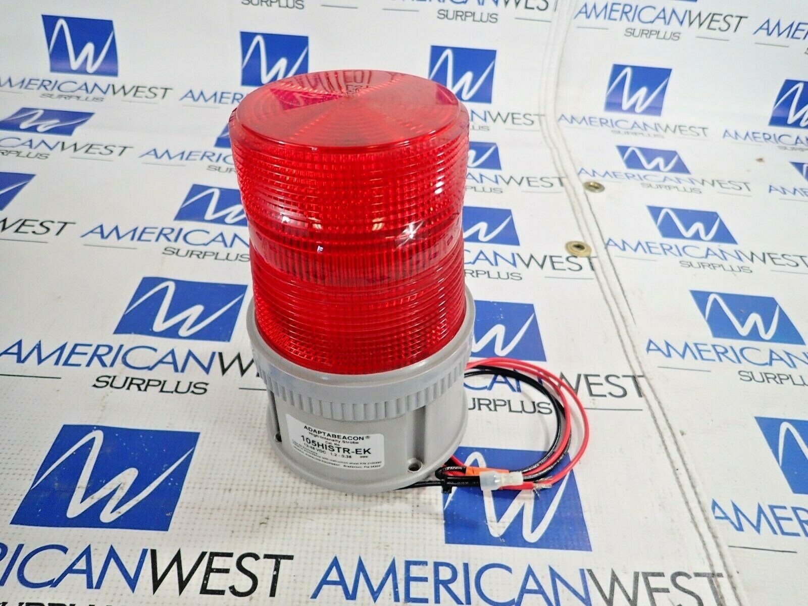 EDWARDS ADAPTABLEBEACON 105HISTR-EK 12-48VDC RED | eBay
