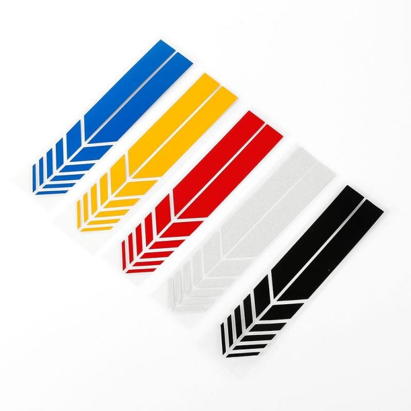 Car Rear View Mirror Racing Stripe Vinyl Decal Sticker Red Side 200mm x ...